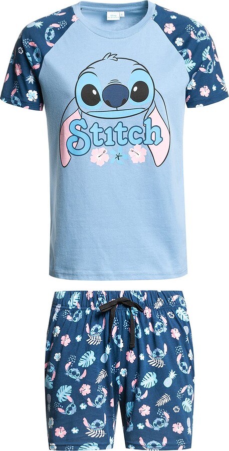 Lilo and Stitch Lilo & Stitch Weird but Cute Women's Pyjamas Blue ...