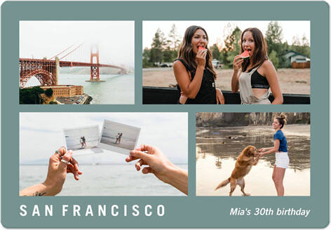 Shutterfly Magnets: Gallery of Four Landscape, 3x5, Multicolor ...