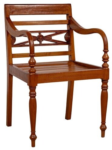 Antique Captain's Chair from Bali - FEA Home - Brown - ShopStyle ...