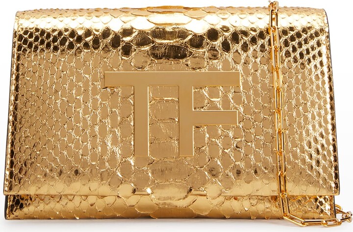 Tom Ford Metallic Python TF Disco Crossbody Bag - ShopStyle