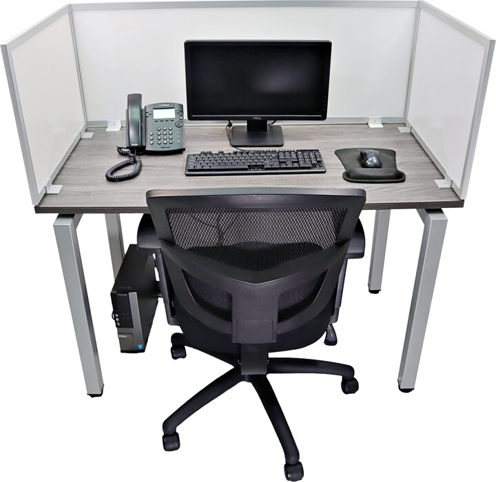 OBEX High Quality Polycarbonate Office Desk Mounted Privacy Screen ...