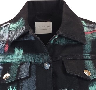 Madison.Maison Metallic Denim Jacket - ShopStyle