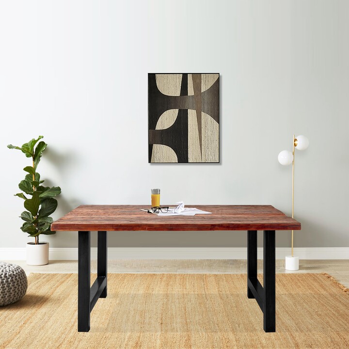 Indus Valley Haryana Small Dining Table Natural - ShopStyle
