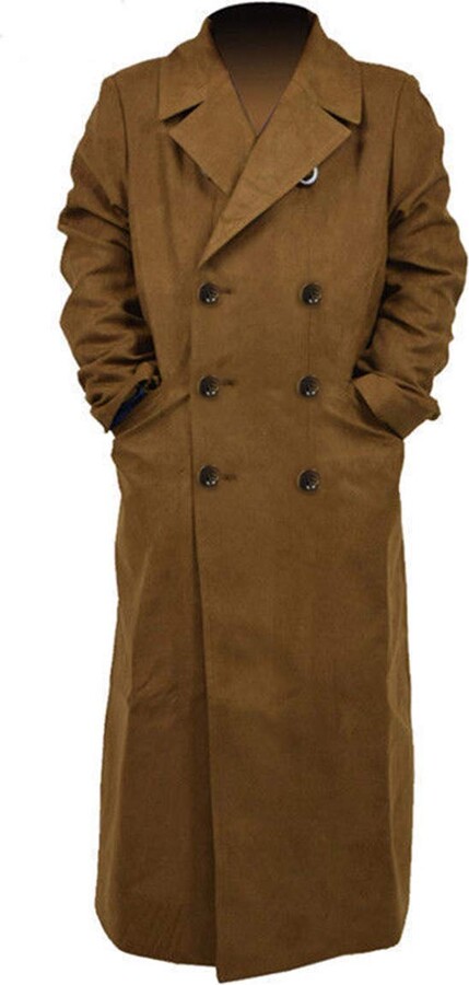 Fashion_First Mens Detective David Tennant Dr Who Brown Wool Winter ...