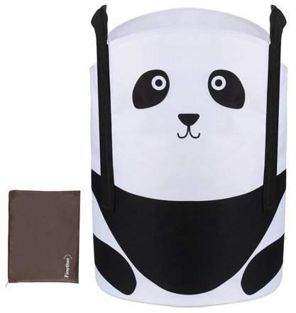 Generic Panda Laundry Hamper with Padded Handles, Collapsible Three ...