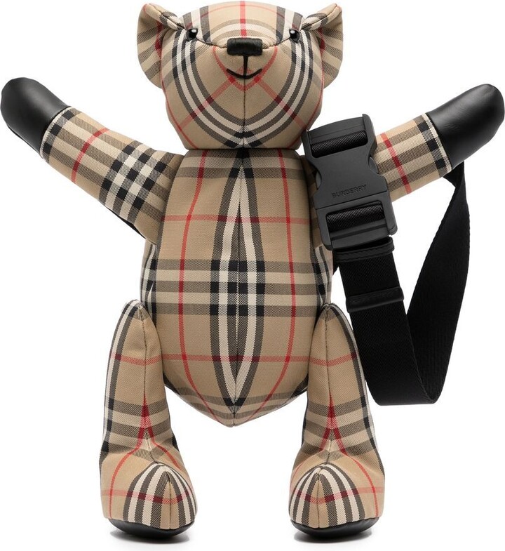 Burberry Children check Teddy Bear backpack - ShopStyle Boys' Bags