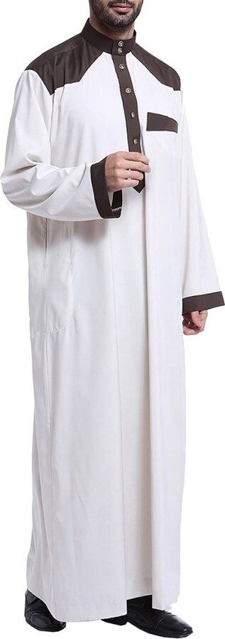 MODSGUE Abaya Men's Ramadan Tunics Islamic Islamic Travel Bathrobe ...