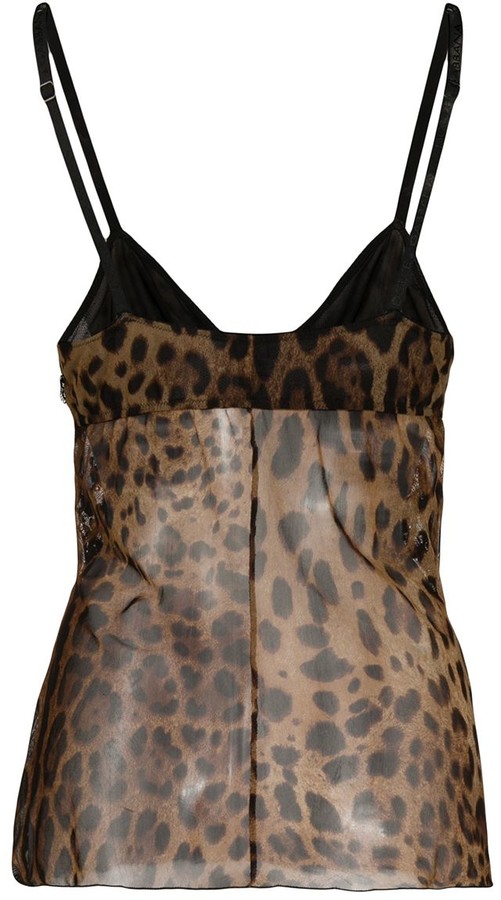 Dolce & Gabbana Leopard Print Camisole - ShopStyle