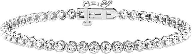 Lab Grown Diamonds 14K 1.00 Ct. Tw. Lab Grown Diamond Tennis Bracelet - ShopStyle