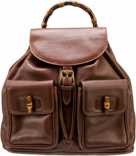 Gucci Vintage Bamboo Bar Backpack - ShopStyle