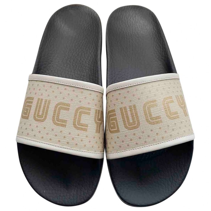 Gucci White Rubber Mules & Clogs - ShopStyle