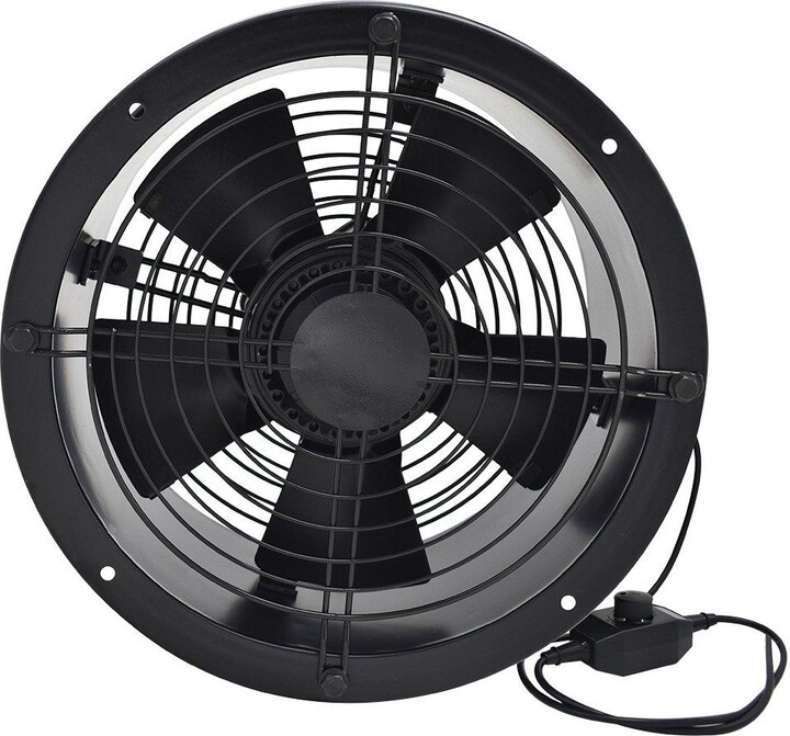 Living and Home Ventilation Wall-Mounted Exhaust Axial Fan 12-inch ...