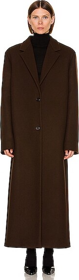 The Row Pella Coat in Brown - ShopStyle