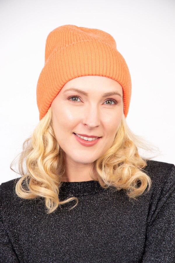 Sarta Noelle Beanie Hat - Orange - ShopStyle