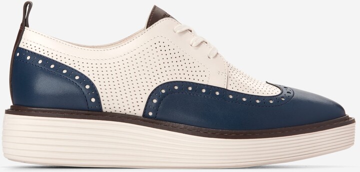 Cole Haan Women's ØriginalGrand Platform Wingtip Oxfords - ShopStyle