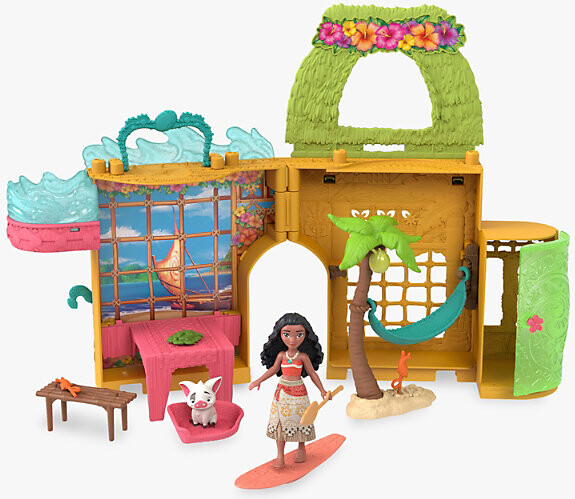 Disney Princess Kids Storytime Stackers Moana's Island Playset 32.5cm ...