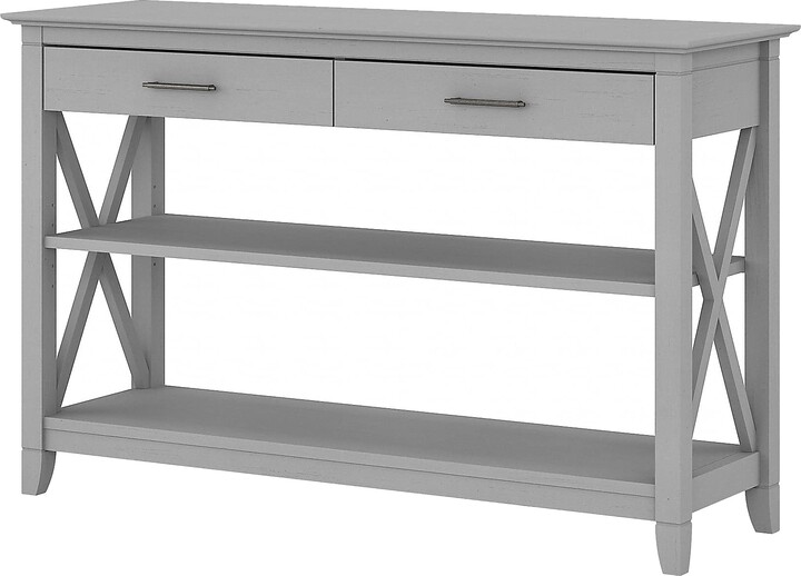 Bush Furniture Narrow Console Table with Storage | Key West Collection ...