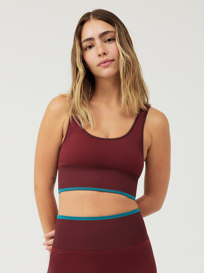 Outdoor Voices SeamlessRib Longline Bra - ShopStyle