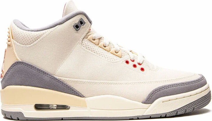 Jordan Air 3 "Muslin" sneakers - ShopStyle