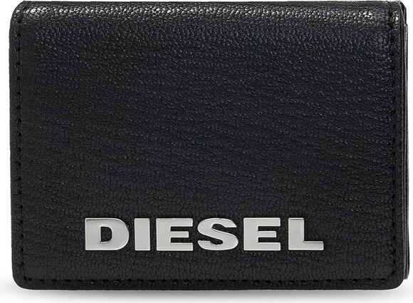 Diesel Logo Lettering Compact Wallet - ShopStyle
