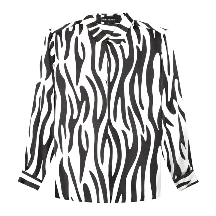 Saint Perry Zebra Shirt - ShopStyle