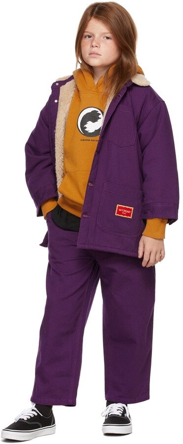 Wildkind Kids Purple Grayson Work Jacket - ShopStyle Girls' Outerwear