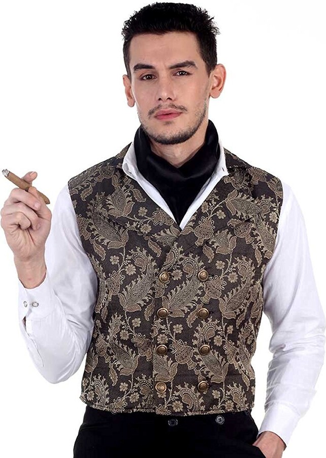 ThePirateDressing Steampunk Victorian Gothic Punk Vampire Royal Vest II ...