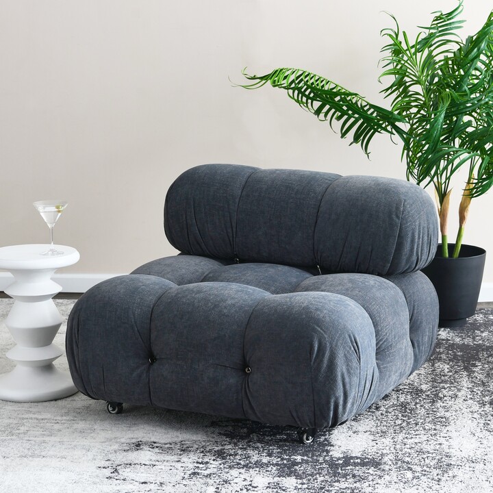 Storied Home Armless Modular Chair with Locking Wheels - ShopStyle ...