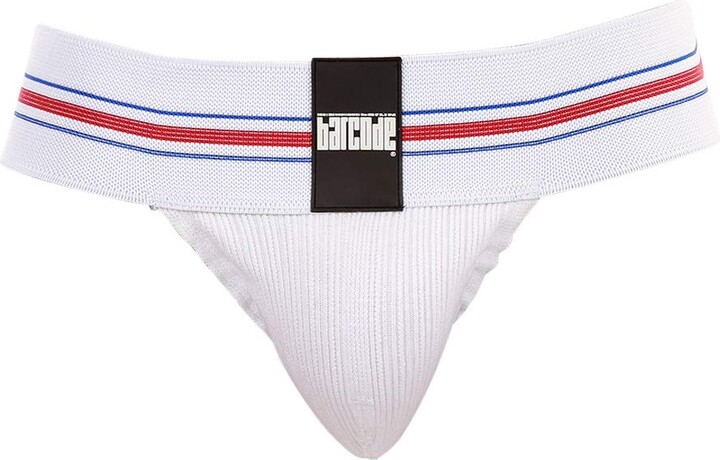 BarcodeBerlin Boris Jockstrap White - S - Jock Strap Underwear for Men ...