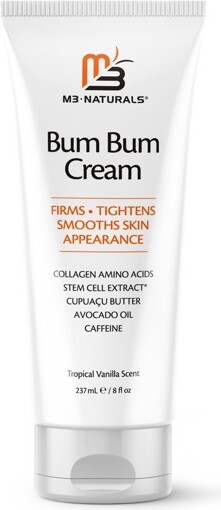 Bum Bum Cream Massaging Lotion for Butt Bust and Body, M3 Naturals, 8 ...