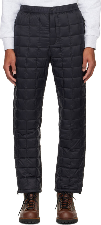 TAION Black Mountain Down Trousers - ShopStyle Pants