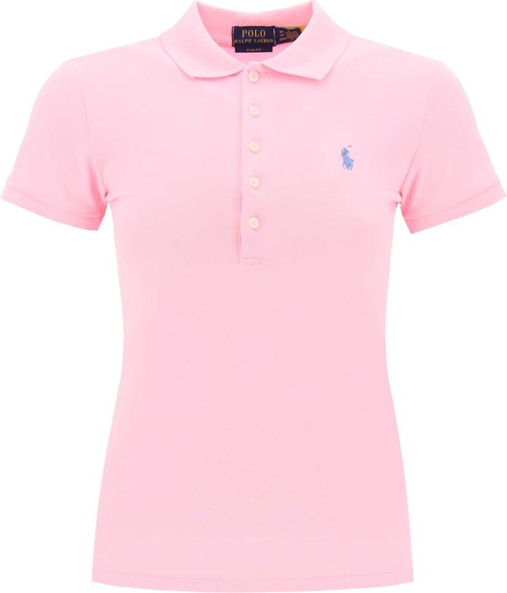 Polo Ralph Lauren slim fit five button polo shirt - ShopStyle Tops