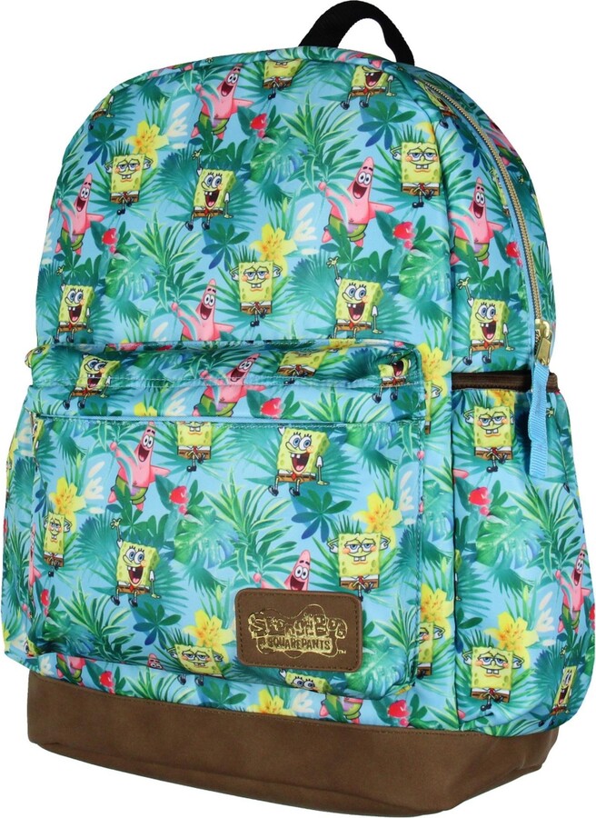 SpongeBob Squarepants And Patrick Star Tropical School Travel Backpack ...