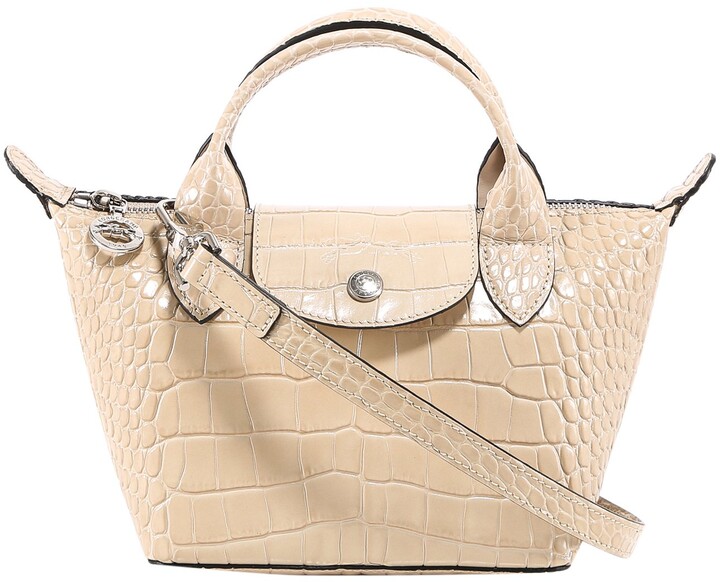 Longchamp Le Pliage Cuir Extra Small Top Handle Bag - ShopStyle