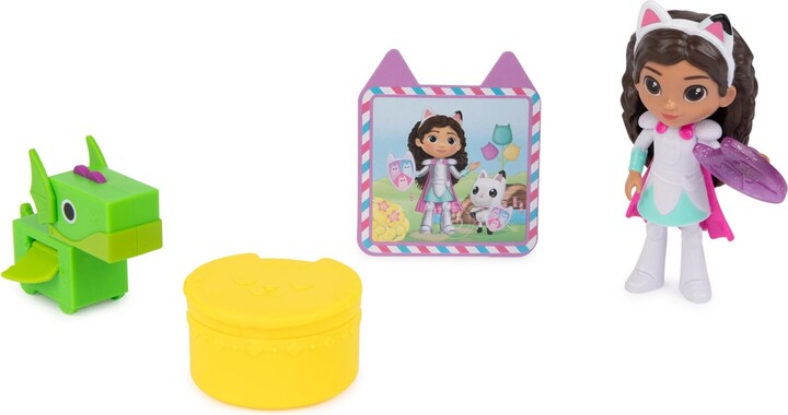 Gabby's Dollhouse Dreamworks, Knight Gabby Toy Figure Set with Surprise ...