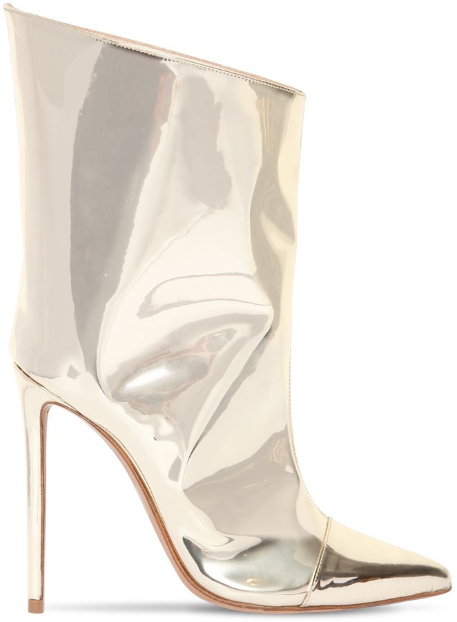 Alexandre Vauthier 110mm Alex Metallic Pvc Boots - ShopStyle