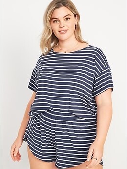 Old Navy Loose Sunday Sleep Ultra-Soft Pajama Top for Women - ShopStyle