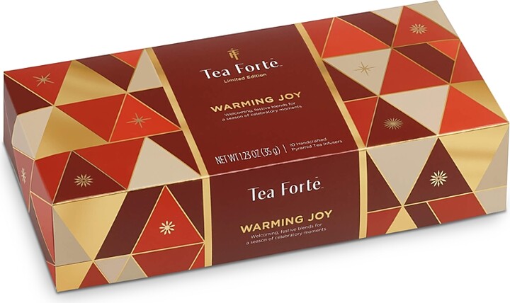 Tea Forte Limited Edition Warming Joy Petite Presentation Box with 10 ...