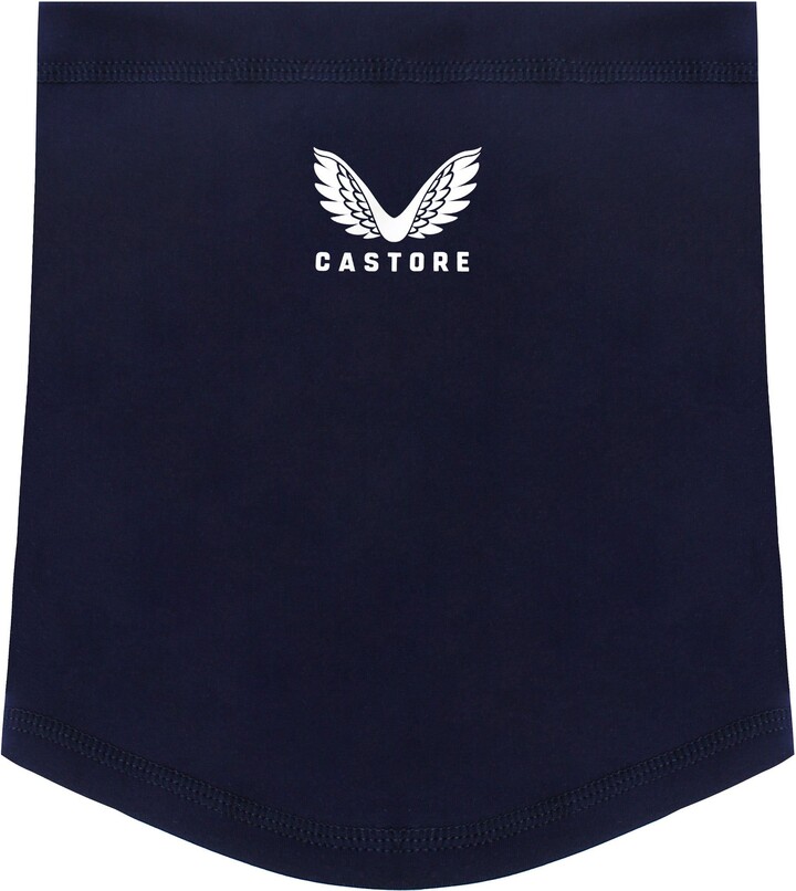 Castore Logo Navy Snood Scarf - ShopStyle Gloves