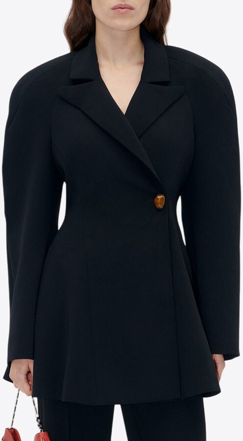 Stine Goya Voluminous Mini Coat Dress - ShopStyle