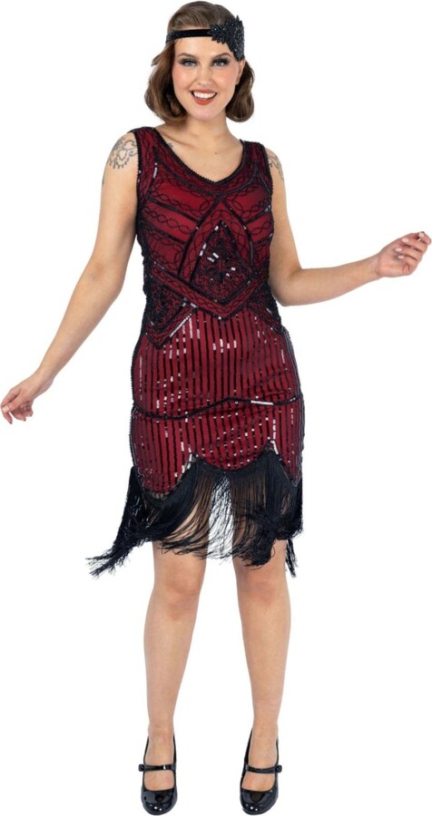 Ro Rox Great Gatsby 1920's Cocktail Party Sequin Tassel Flapper Dress ...
