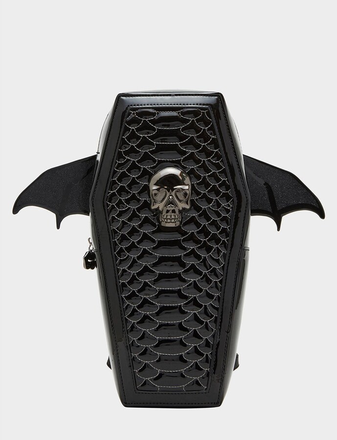 Betsey Johnson Kitsch Bat To The Bone Backpack Black - ShopStyle