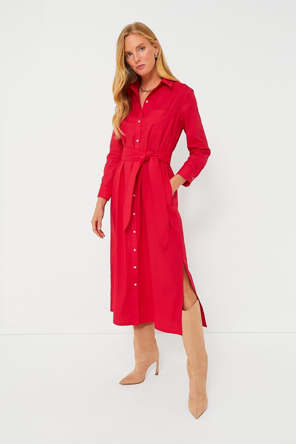 Tuckernuck Red Chessie Dress - ShopStyle