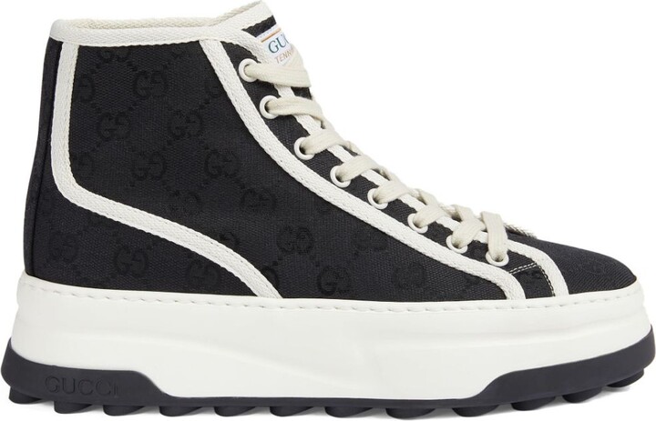Gucci GG canvas hi-top sneakers - ShopStyle