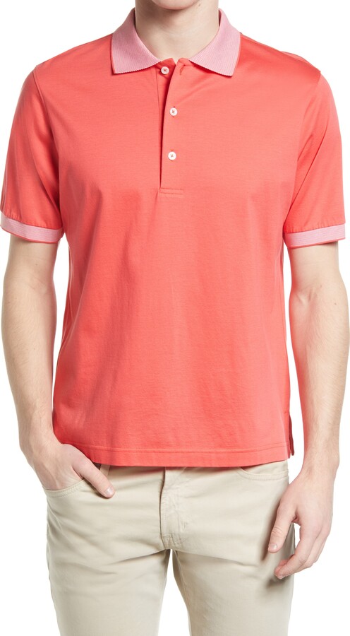 Scott Barber Men's Mercerized Cotton Polo Shirt - ShopStyle