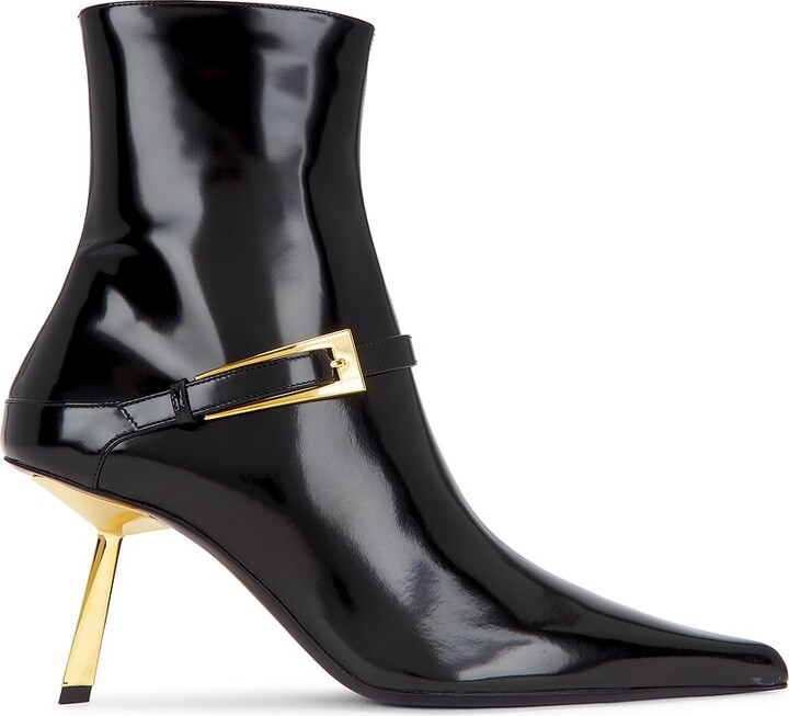 Saint Laurent Hacker Ankle Boot in Black - ShopStyle