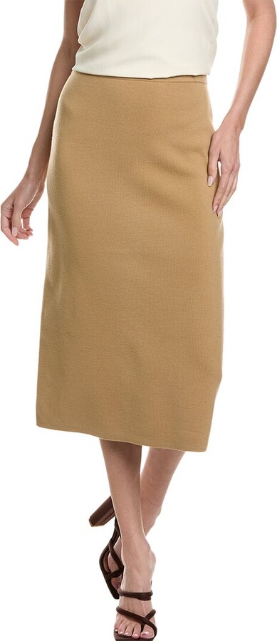 Theory Interlock Wool-Blend Pencil Skirt - ShopStyle