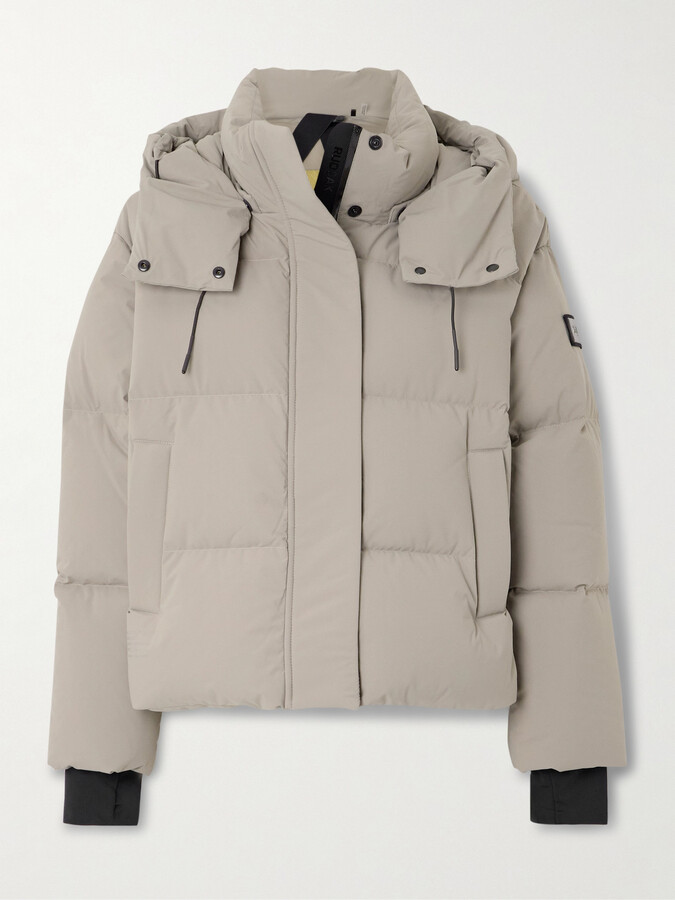 Rudsak Danna Appliquéd Quilted Hooded Soft-stretch Down Ski Jacket ...
