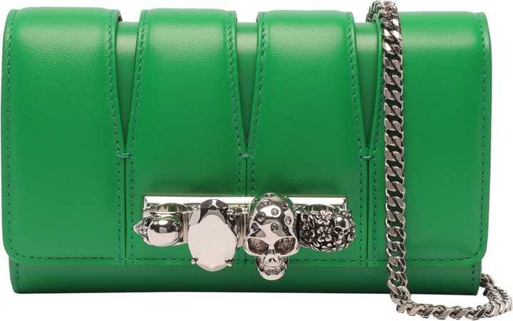 Alexander McQueen The Slush Chained Clutch Bag - ShopStyle