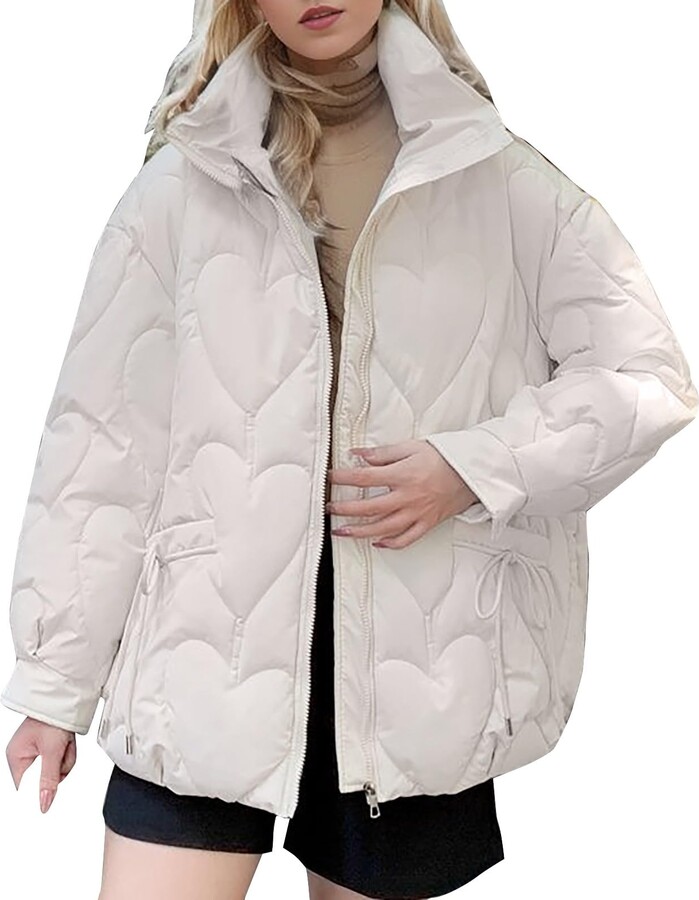 Daikascbny Women's Coats Lined Padded Down Jackets - ShopStyle